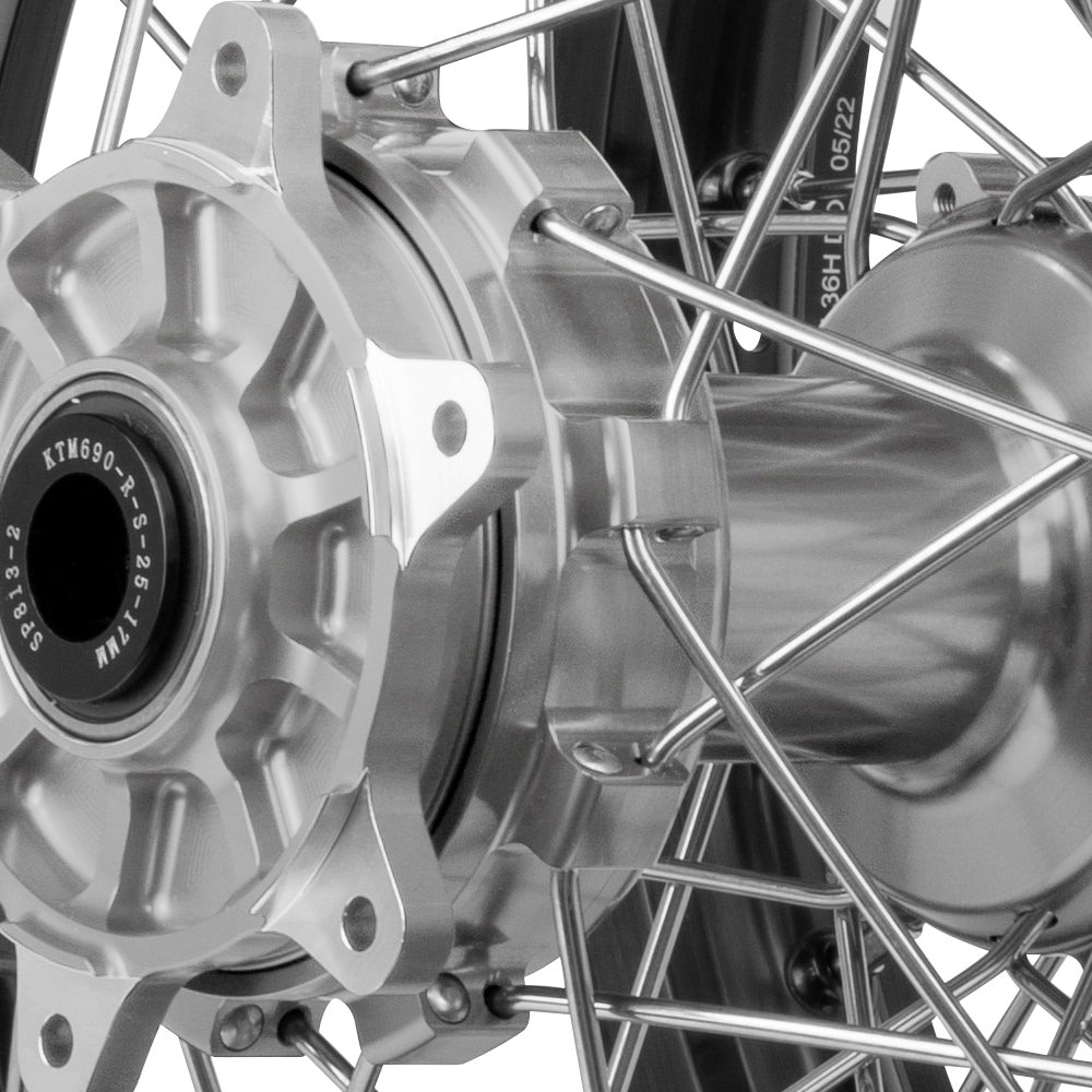 Axiom Suzuki DR650 1990-22 "Cush Drive" Black Rim / Silver Hub 21x1.85 ...