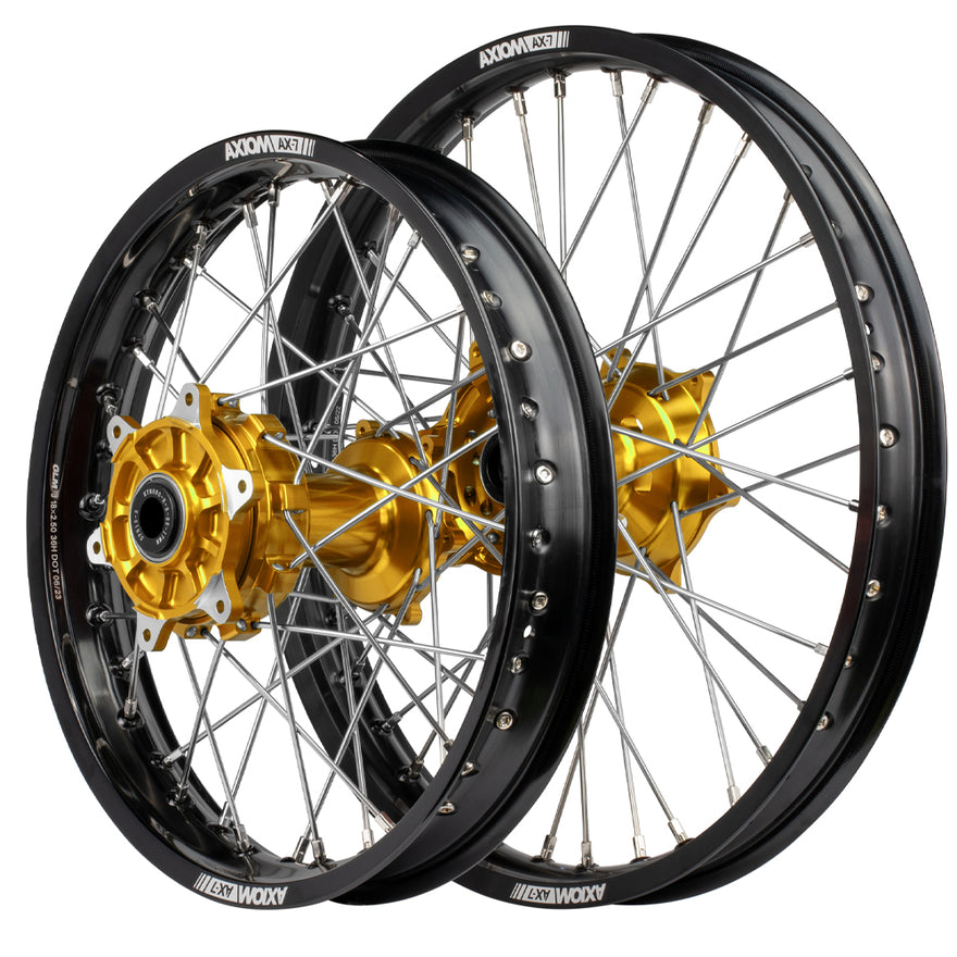 Axiom Suzuki DR650 1990-22 "Cush Drive" Black Rim / Gold Hub 21x1.85/1 ...