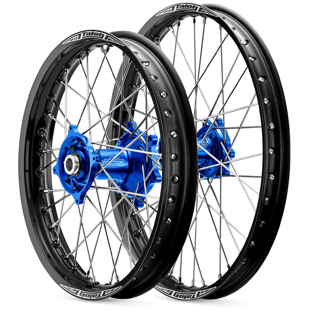 Talon Husqvarna TC85 19x1.6/16x1.85 2021-2024 Black Rim/Blue Hub Big W | Axiom Moto-X