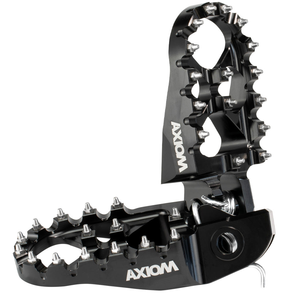 Axiom Suzuki RM125-250 91-02, DRZ400 E/S 00-23 Black Footpegs | Axiom ...