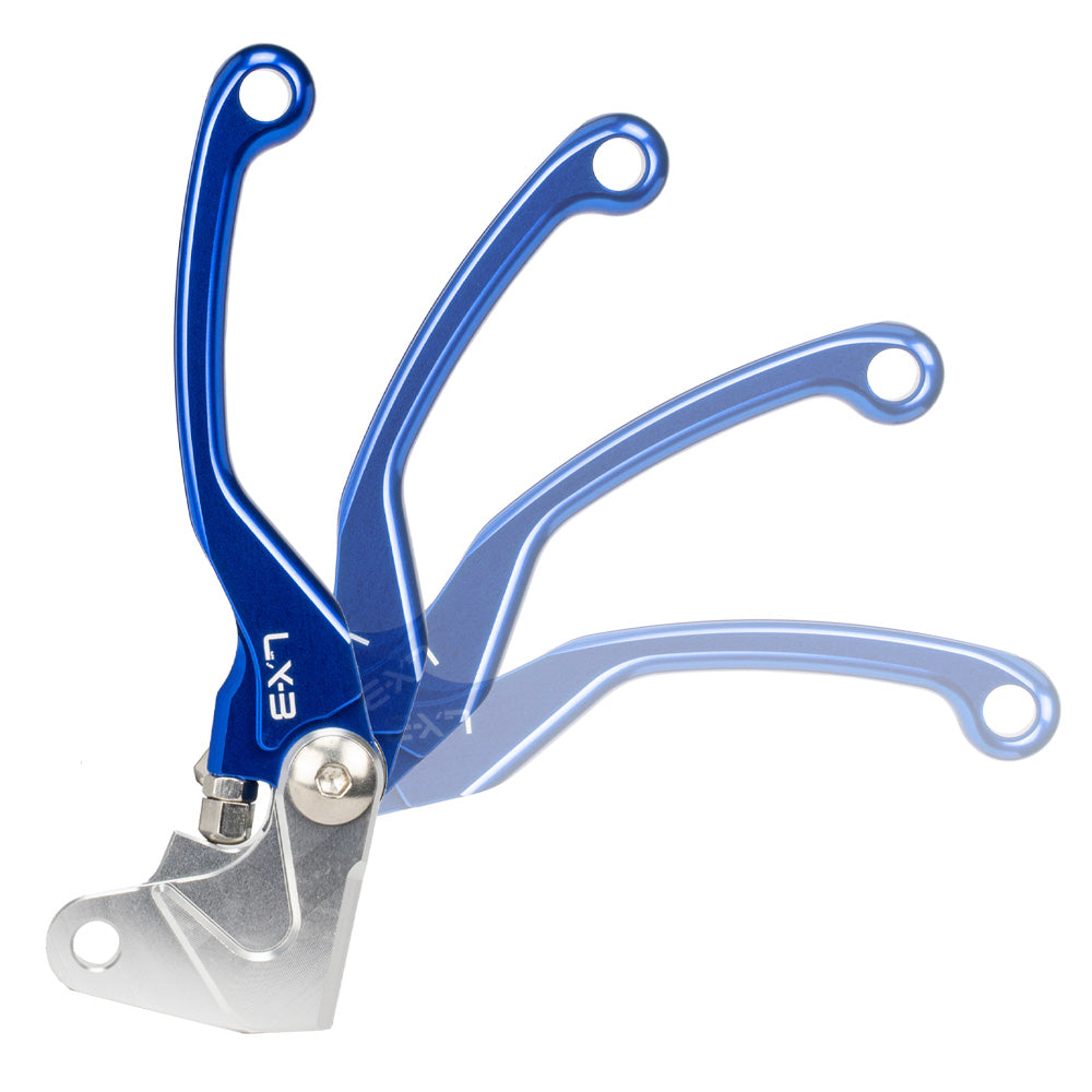 Axiom Blue Yamaha WR 250-450F 16-23 Flex Lever Set | Axiom Moto-X