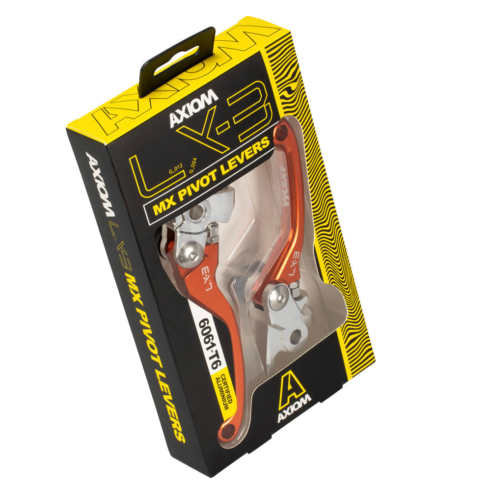 Axiom Orange KTM-Husqvarna 06-13 Flex Lever Set | Axiom Moto-X