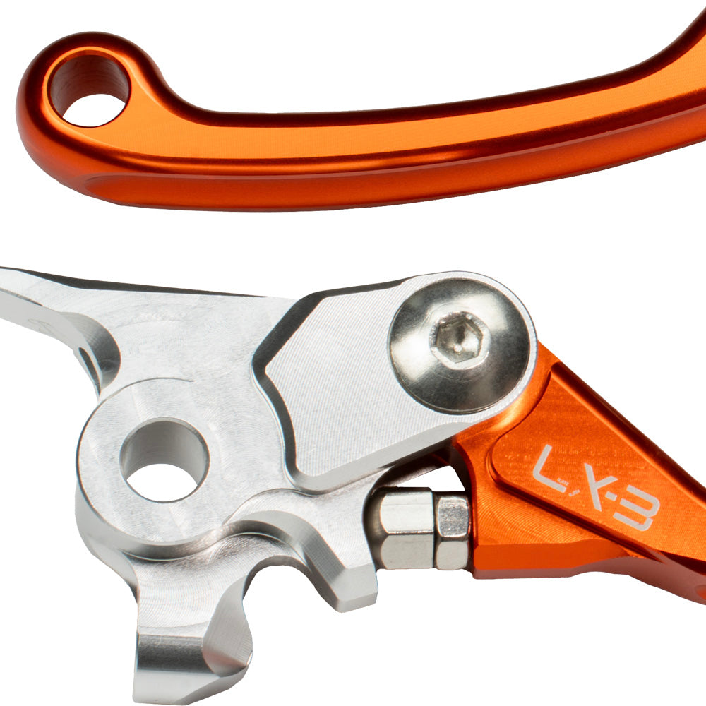 Axiom Orange KTM-Husqvarna 06-13 Flex Lever Set | Axiom Moto-X