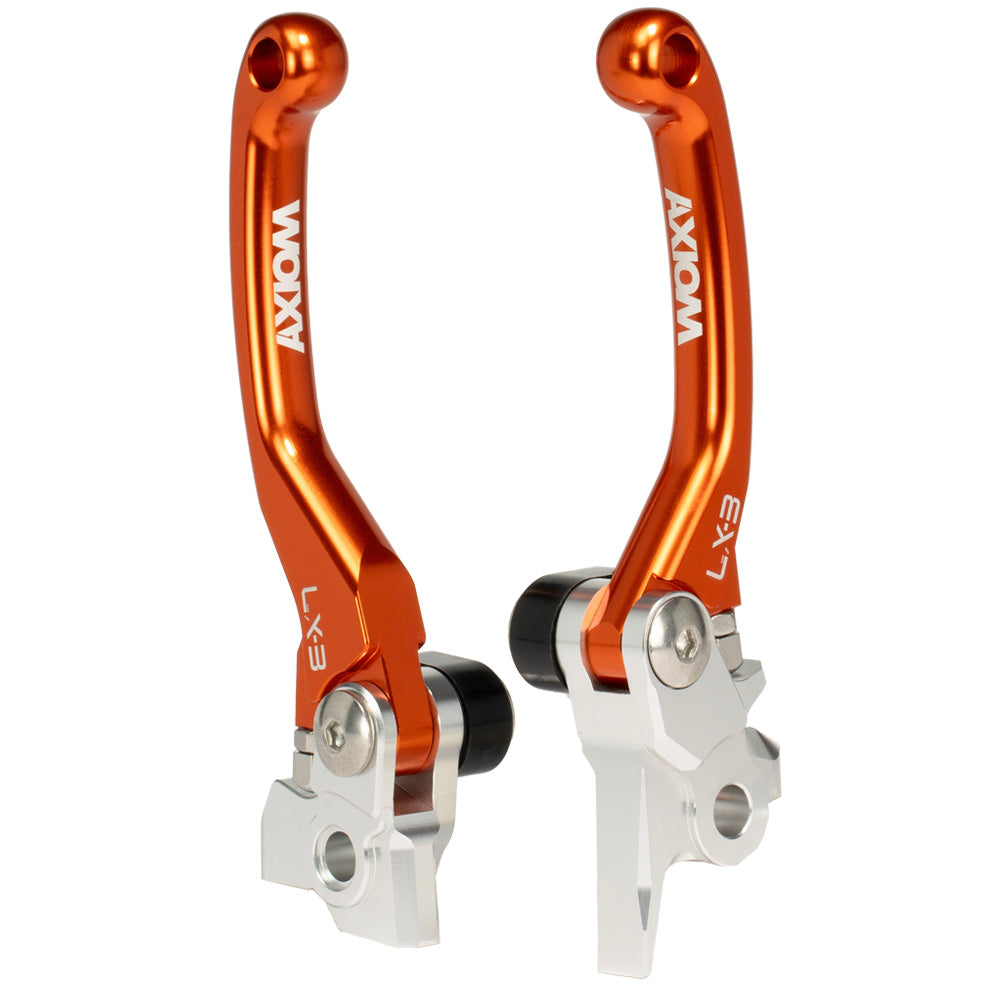 Axiom Orange KTM-Husqvarna 06-13 Flex Lever Set | Axiom Moto-X