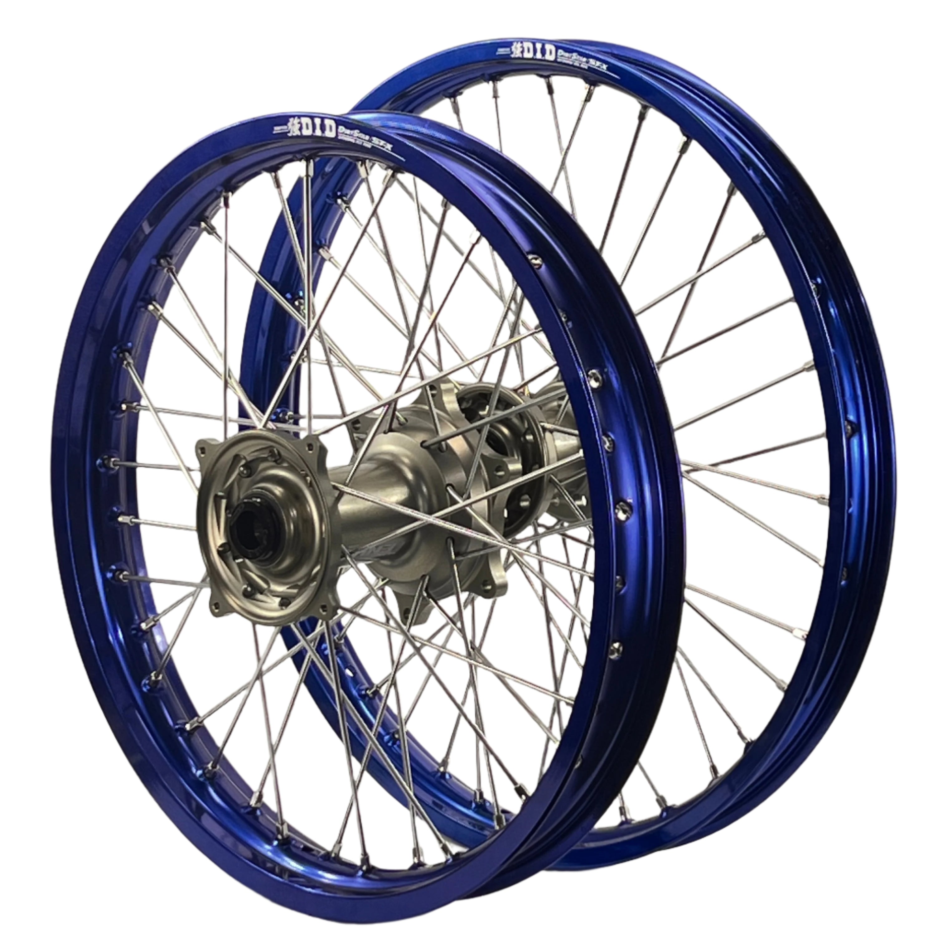 Envy/DID 21/19x2.15 Kawasaki KX125-250-250F 2004-05 Blue/Factory Wheel ...
