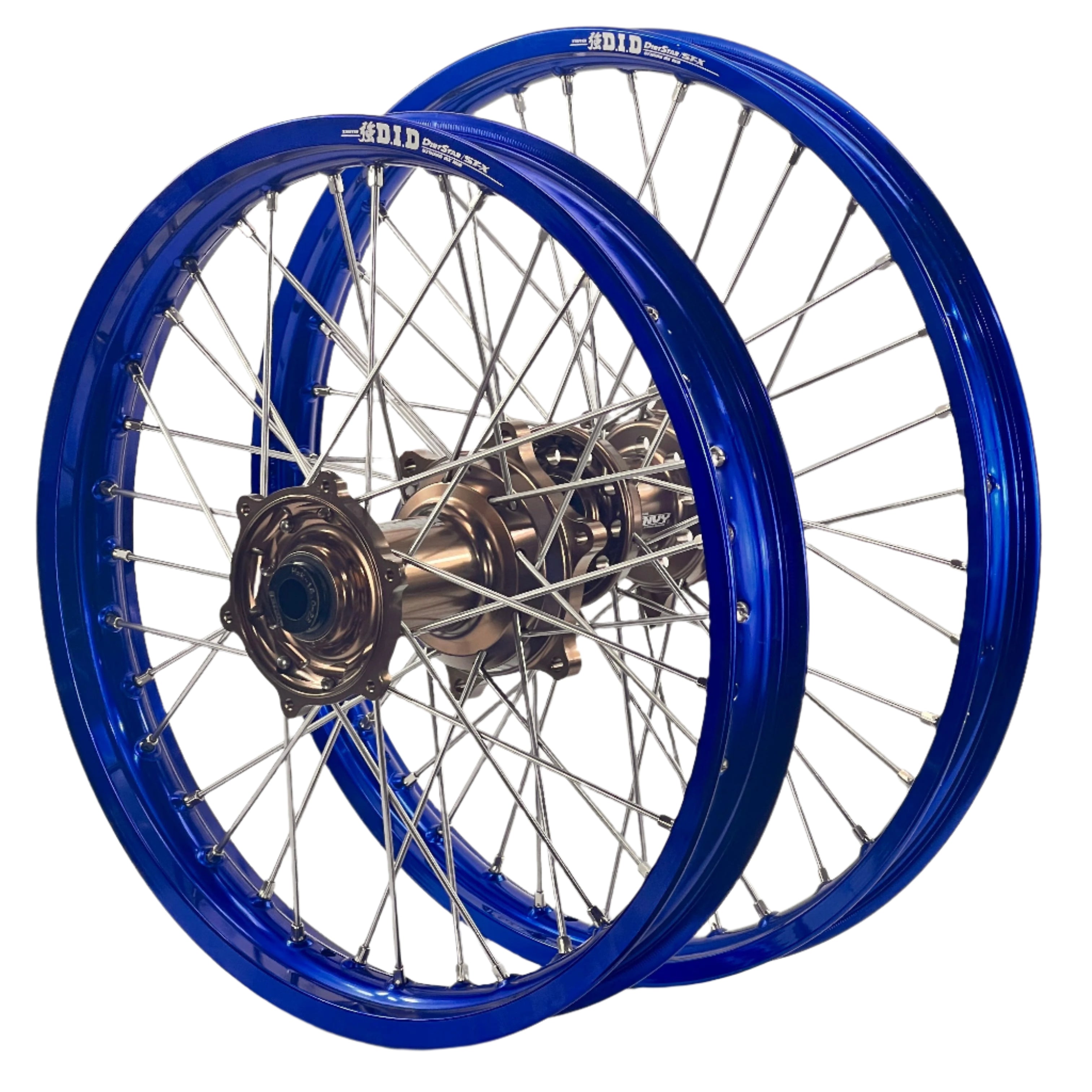 Envy/DID 21/19x2.15 Suzuki RM125-250 1993-95 Blue/Mag Wheel Set | Axiom ...
