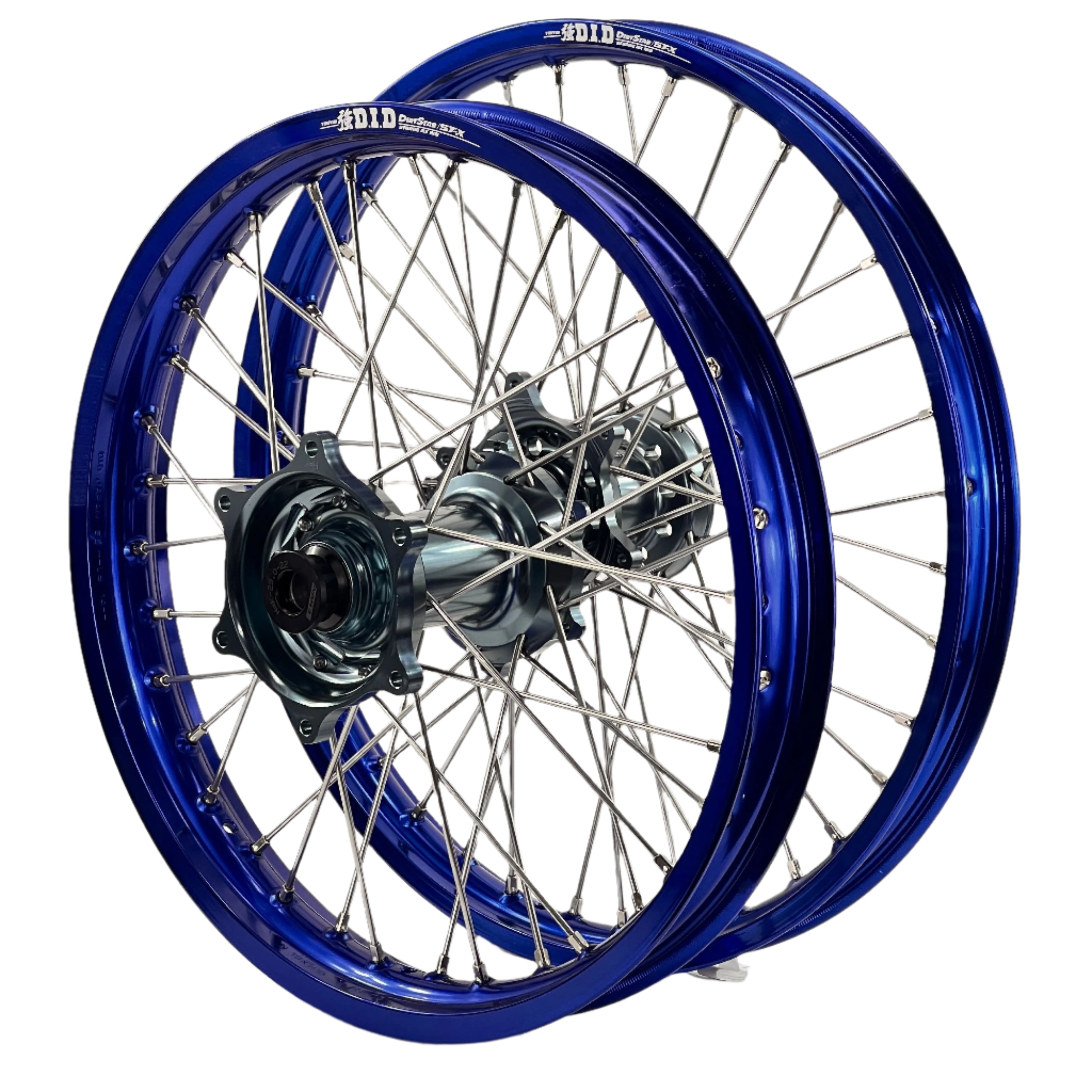 Envy/DID 21/19x2.15 Kawasaki KX250F 2021-25/ KX450F 2019-25 Blue/Titan ...