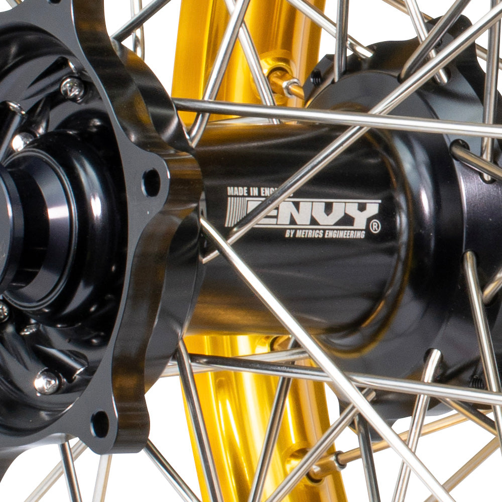 Envy/Excel 21/19 Yamaha YZ125-250/YZ250-450F 99-07 Gold/Black Wheel Se ...