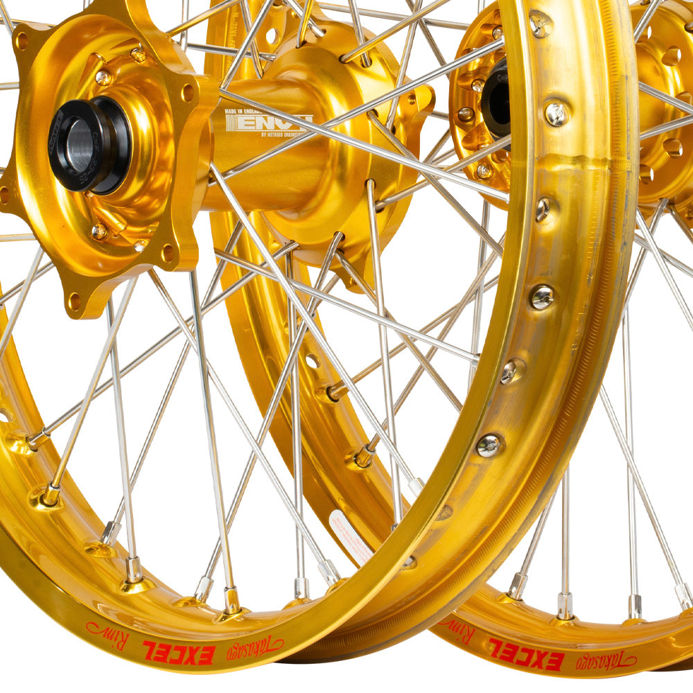 Envy/Excel 21/19 Suzuki RM125-250 1993-95 Gold/Gold Wheel Set | Axiom ...