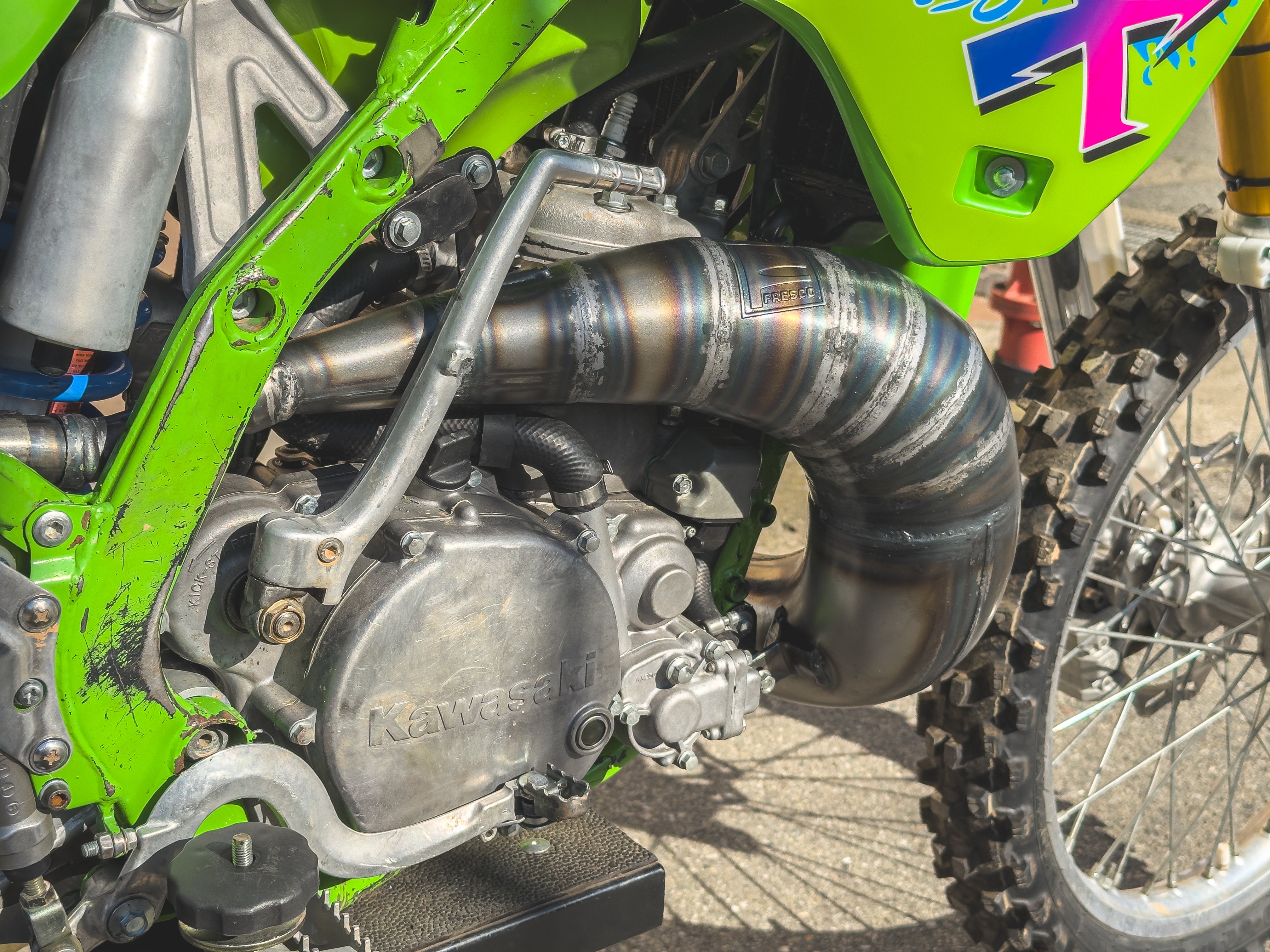 Fresco Kawasaki KX250 2005-09 Vintage Factory Expansion Chamber | Axiom ...