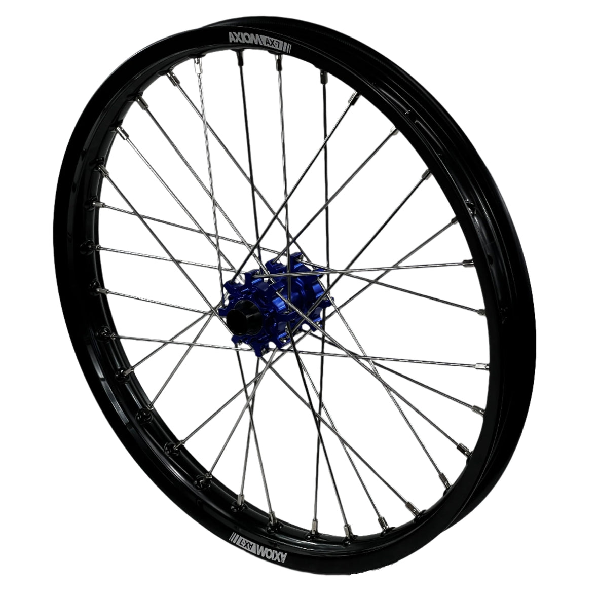 Axiom Sur Ron Light Bee 17x1.4 Black Rim / Blue Hub Front Wheel | Axiom ...